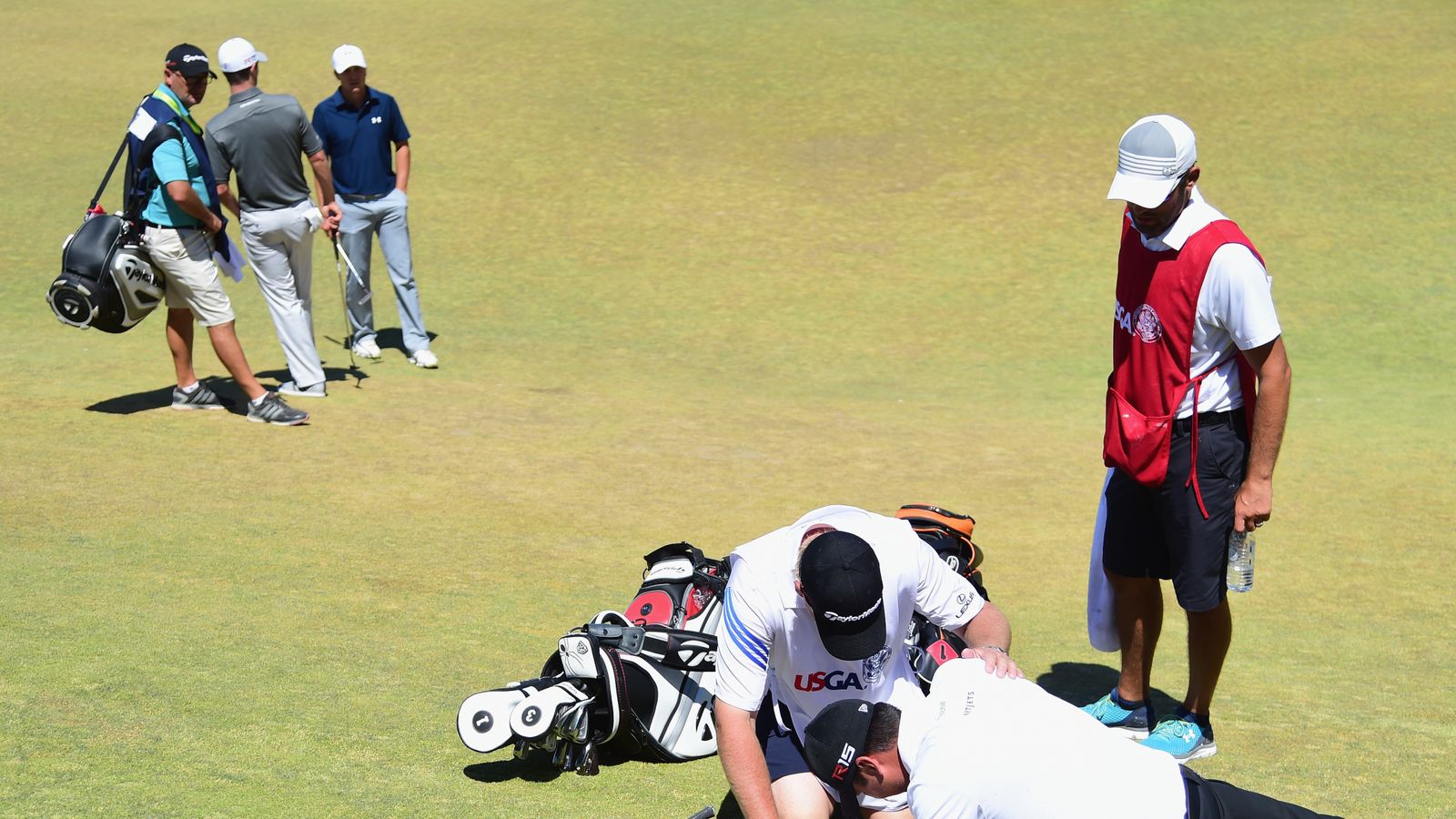 Jason Day collapses before completing second round at US Open | Golf ...