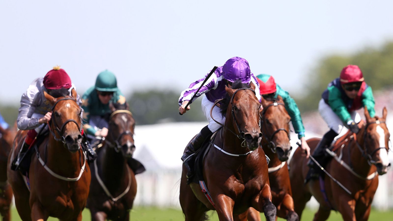 Ryan Moore landed his third winner of the day at Royal Ascot when War ...