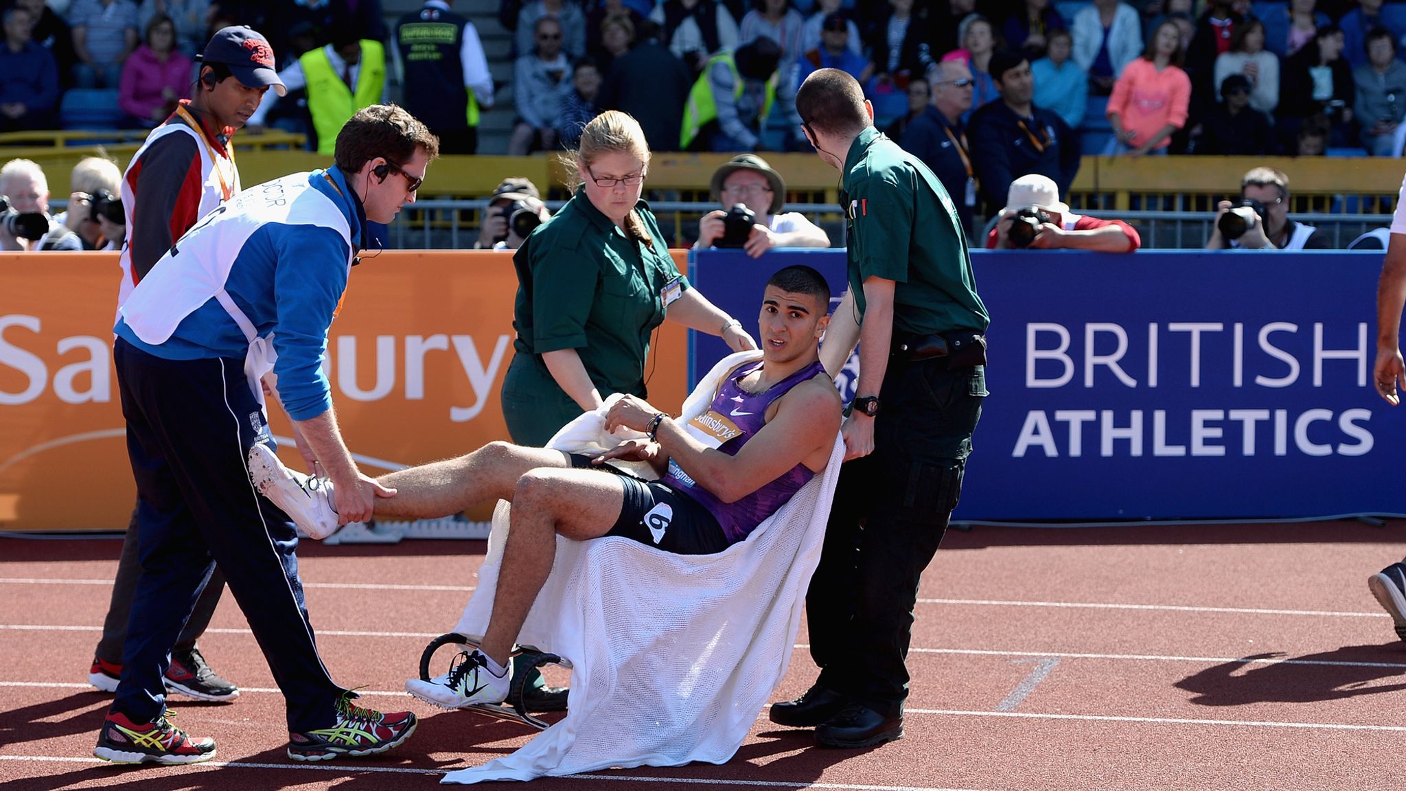 British 100m sprinter Adam Gemili runs under 10 seconds for first time ...