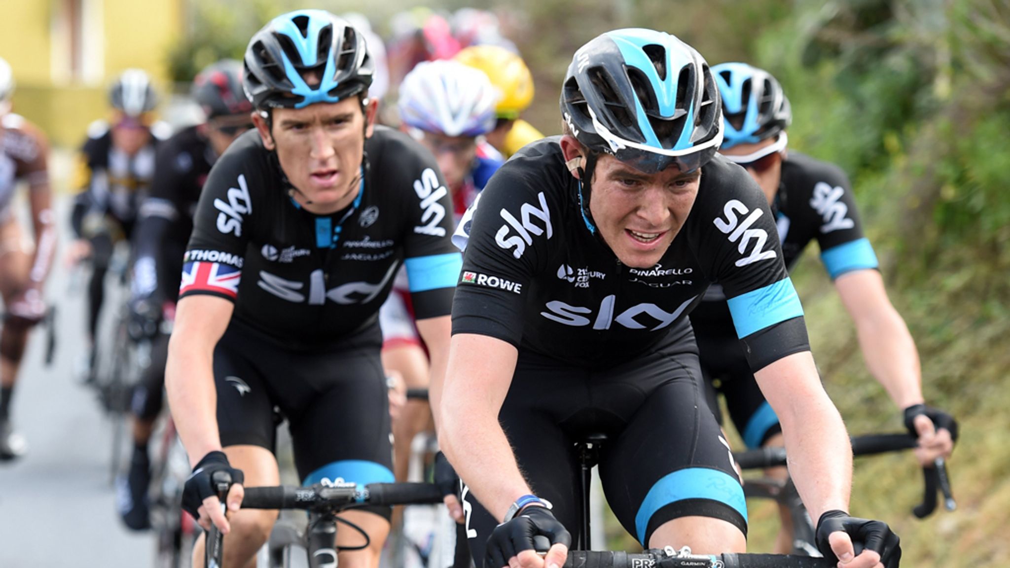Thomas and Rowe ready to go | Cycling News | Sky Sports