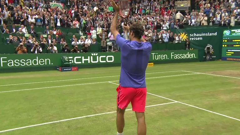 Federer triumphs in Halle | Video | Watch TV Show | Sky Sports