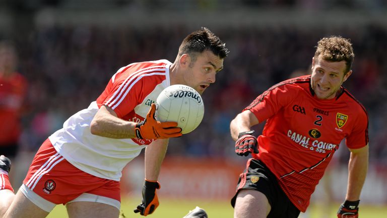 Eoin Bradley the matchwinner as Derry edge out 14-man Down | GAA News ...