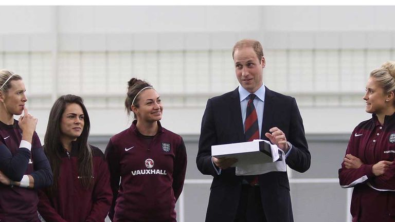 Prince William sends good luck message to England at Women's World Cup ...