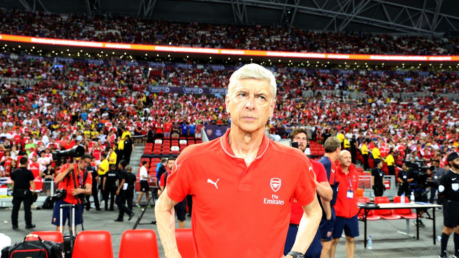 Arsenal manager Arsene Wenger says they do not need any more strikers ...