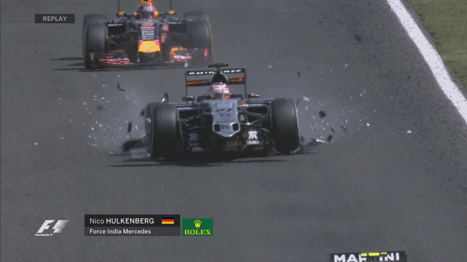 WATCH: Nico Hulkenberg's front wing fails during Hungarian GP | F1 News ...