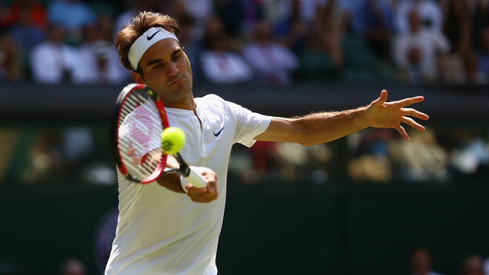 Roger Federer beats Sam Groth to make last 16 at Wimbledon | Tennis ...
