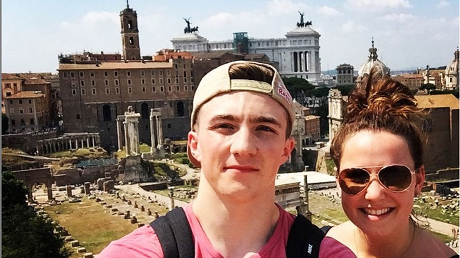 Gymnast and Sky Scholar Sam Oldham changes rehab, visits Rome and ...