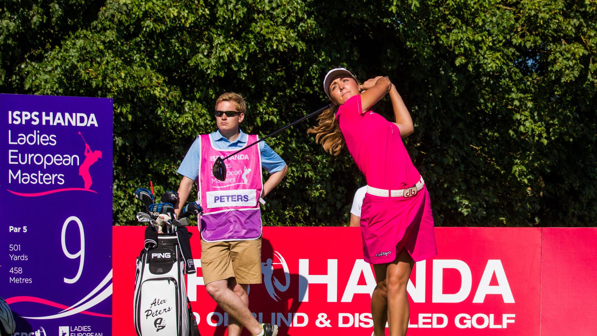 Ladies European Masters: Alex Peters fires course record to lead | Golf ...