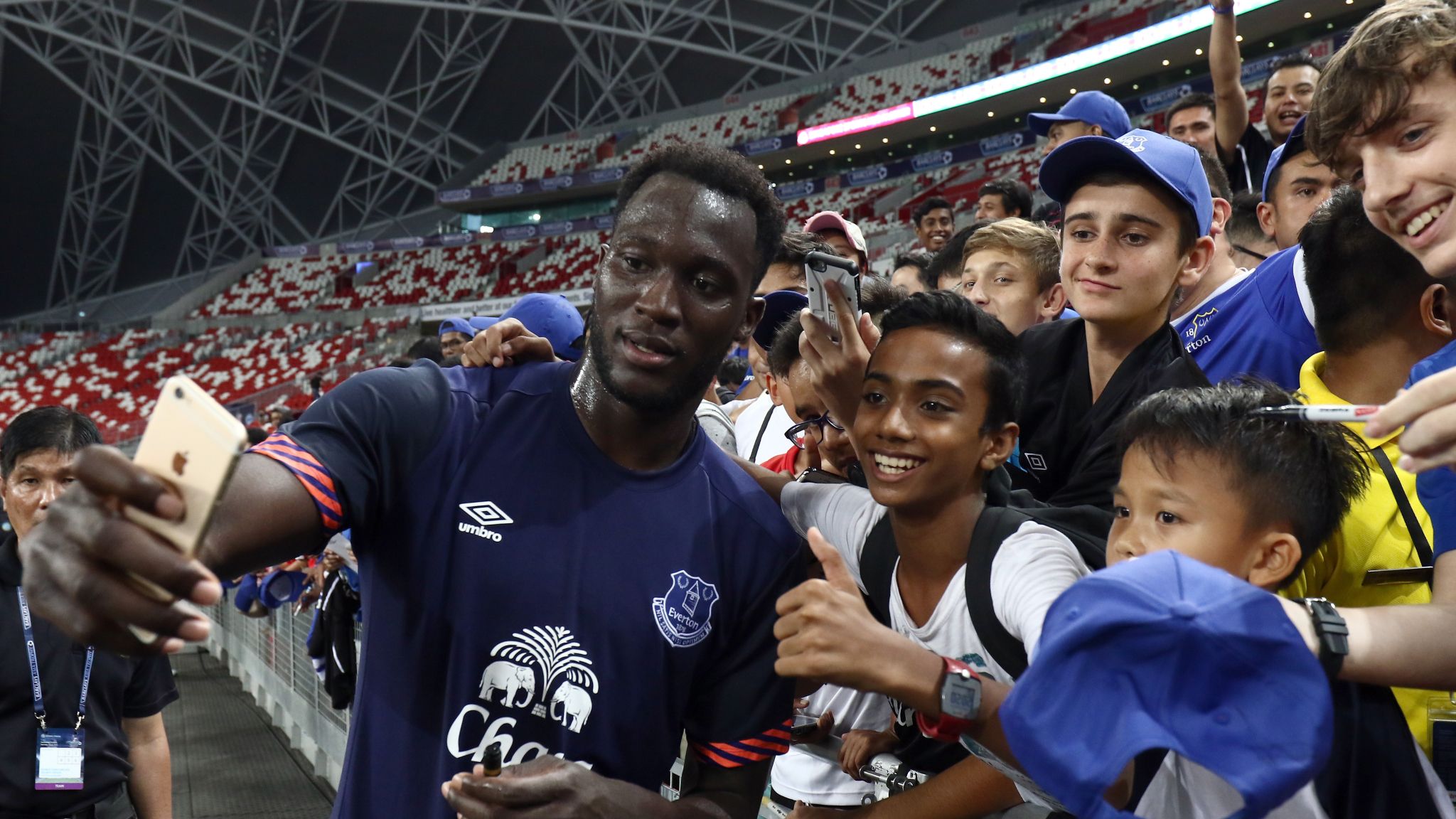 Everton 0-0 Stoke (5-4 pens): Toffees reach Barclays Asia Trophy final ...