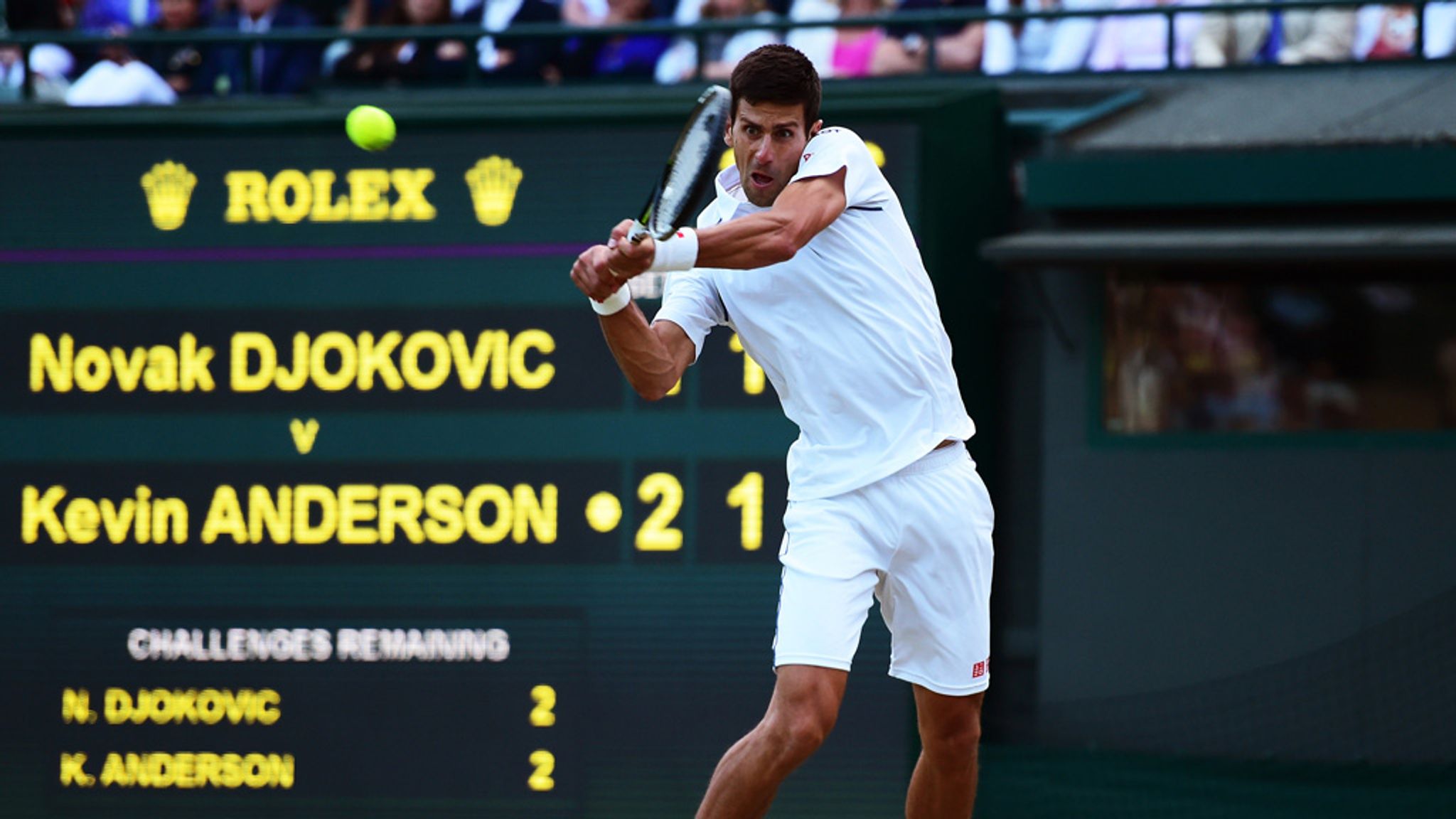 Novak Djokovic books Wimbledon quarter-final spot | Tennis News | Sky ...