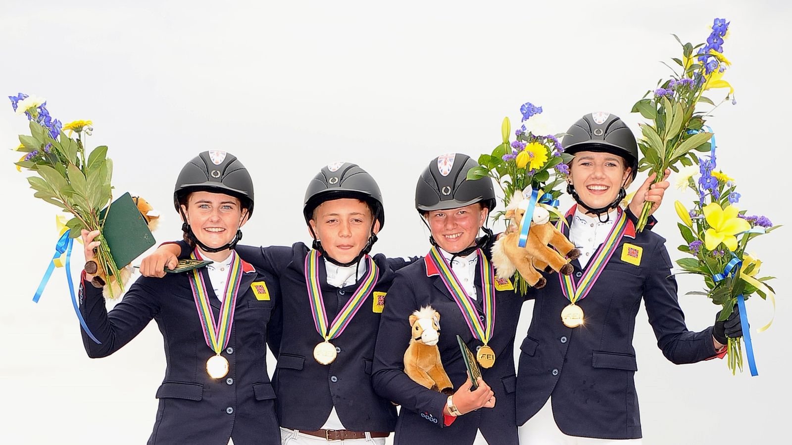 British Pony team have won gold at the European Jumping Championships ...