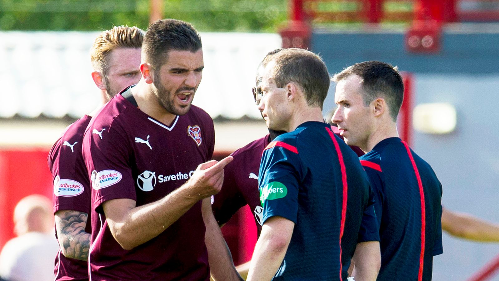 Hearts' Robbie Neilson hits out at referee Willie Collum | Football ...