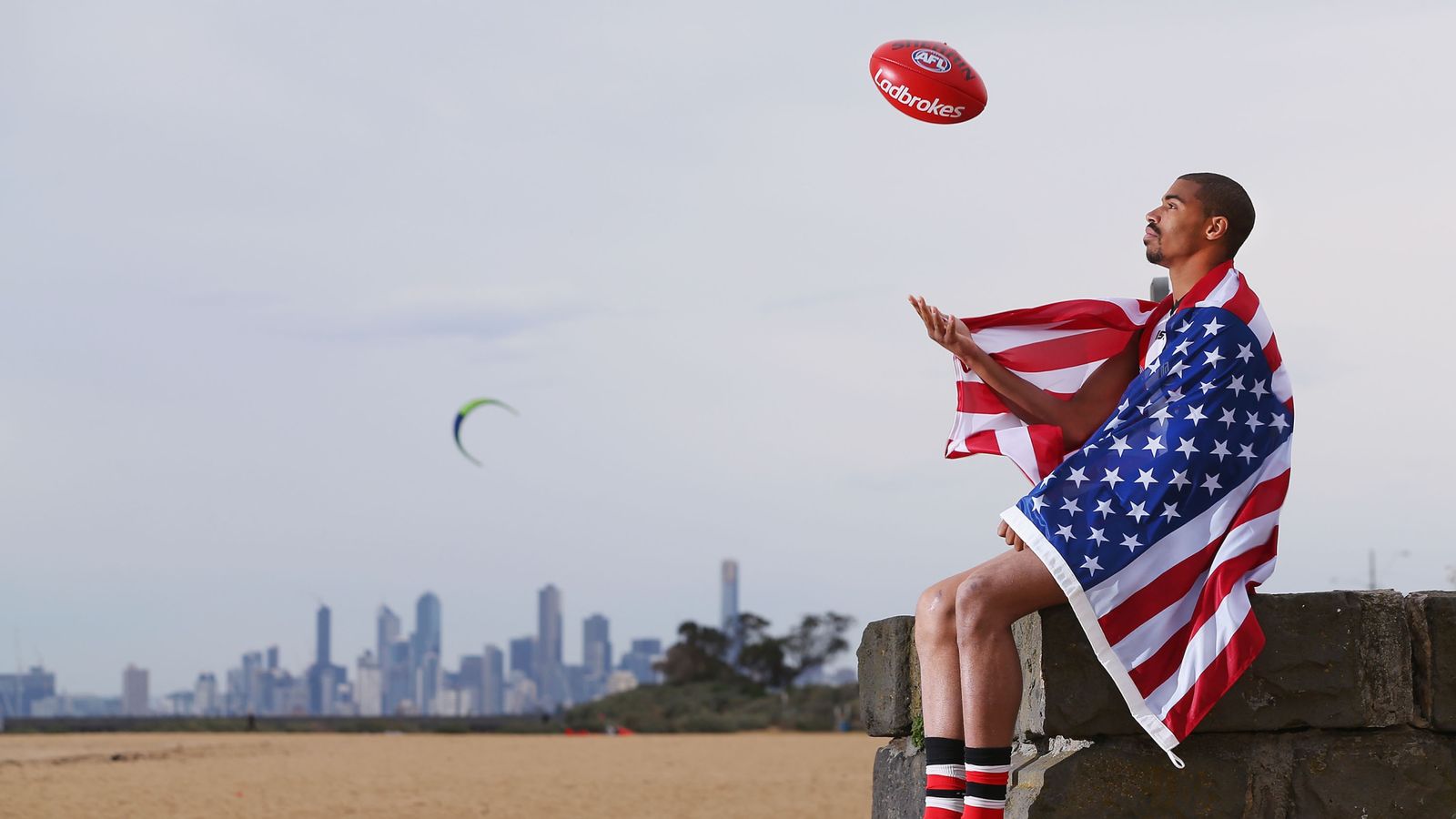 American Jason Holmes to make Aussie rules history | News | Sky Sports