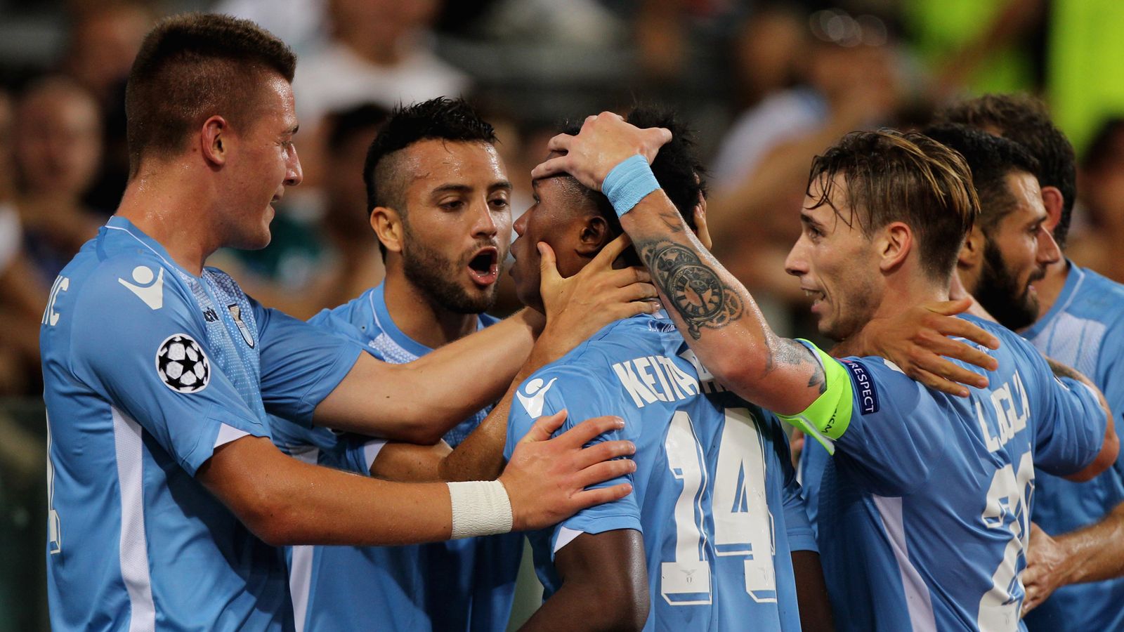 Champions League play-offs: Keita Balde gives Lazio edge | Football ...