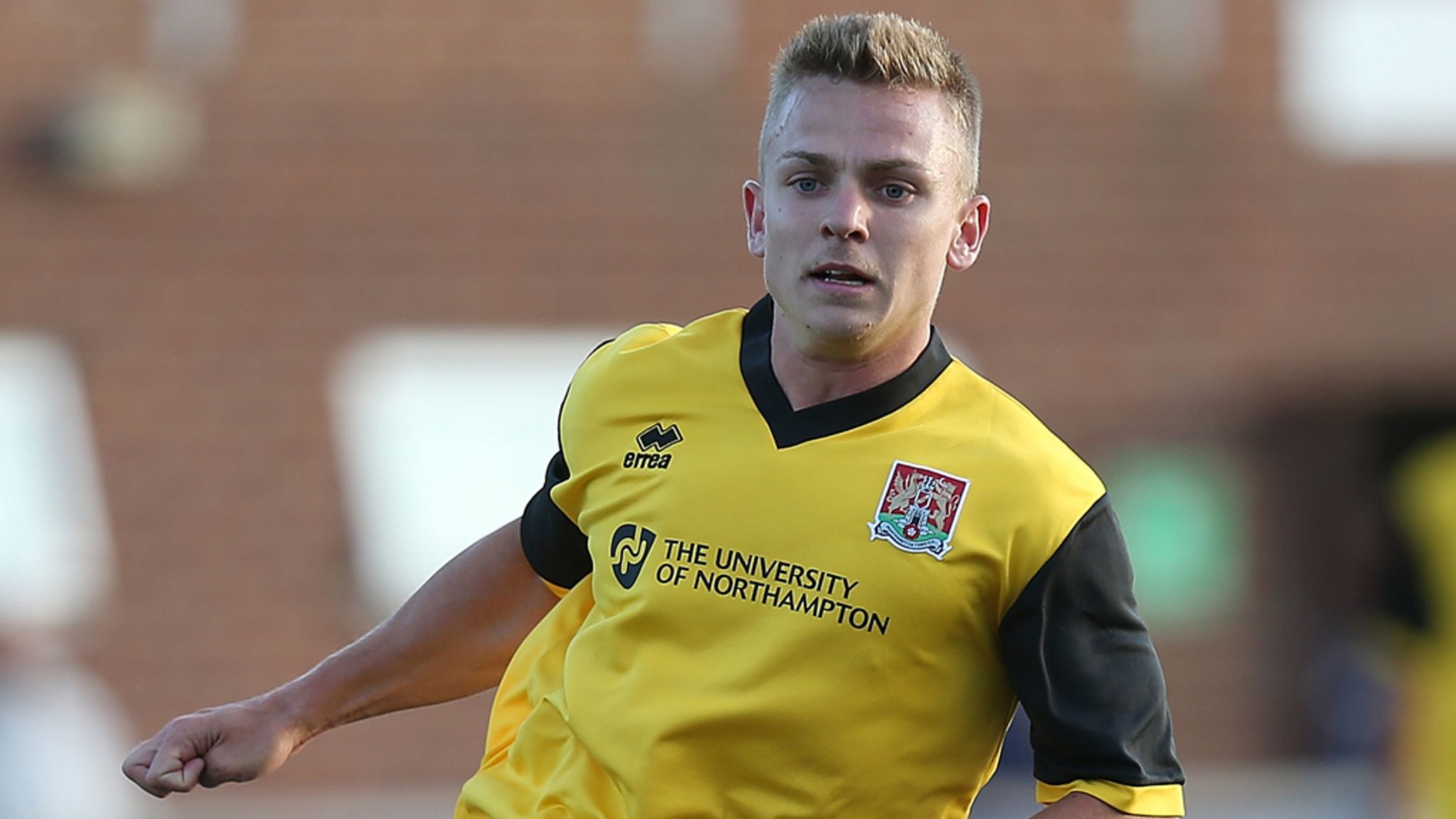 Striker Sam Hoskins has signed a one-year contract with Northampton ...