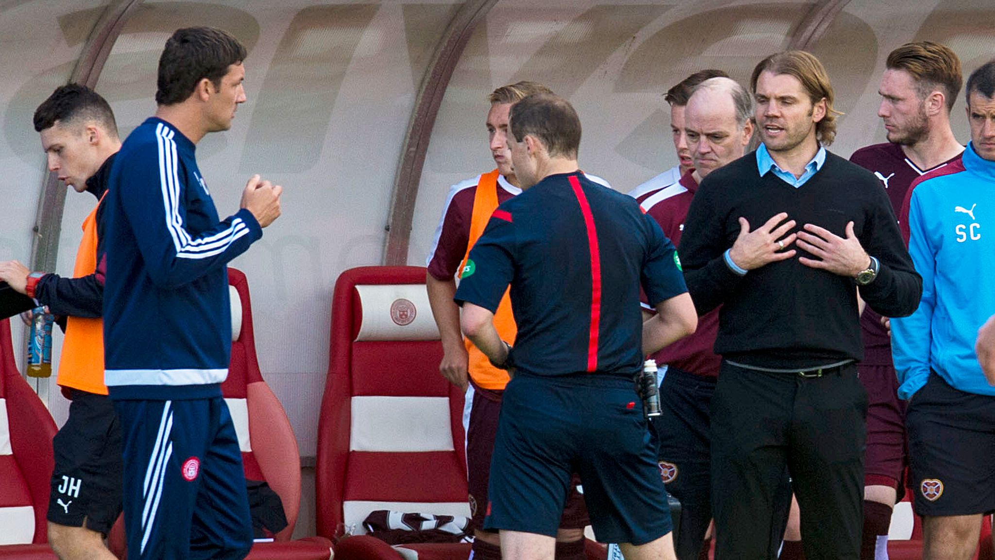 Hearts' Robbie Neilson hits out at referee Willie Collum | Football ...