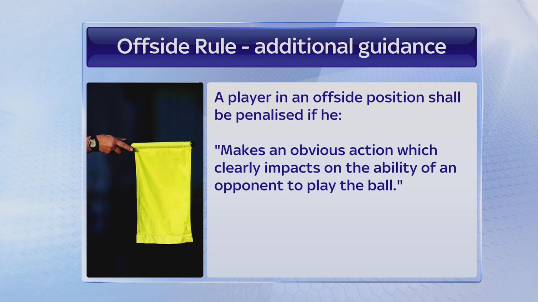 New offside rule good for football, says Referees' chief Mike Riley ...