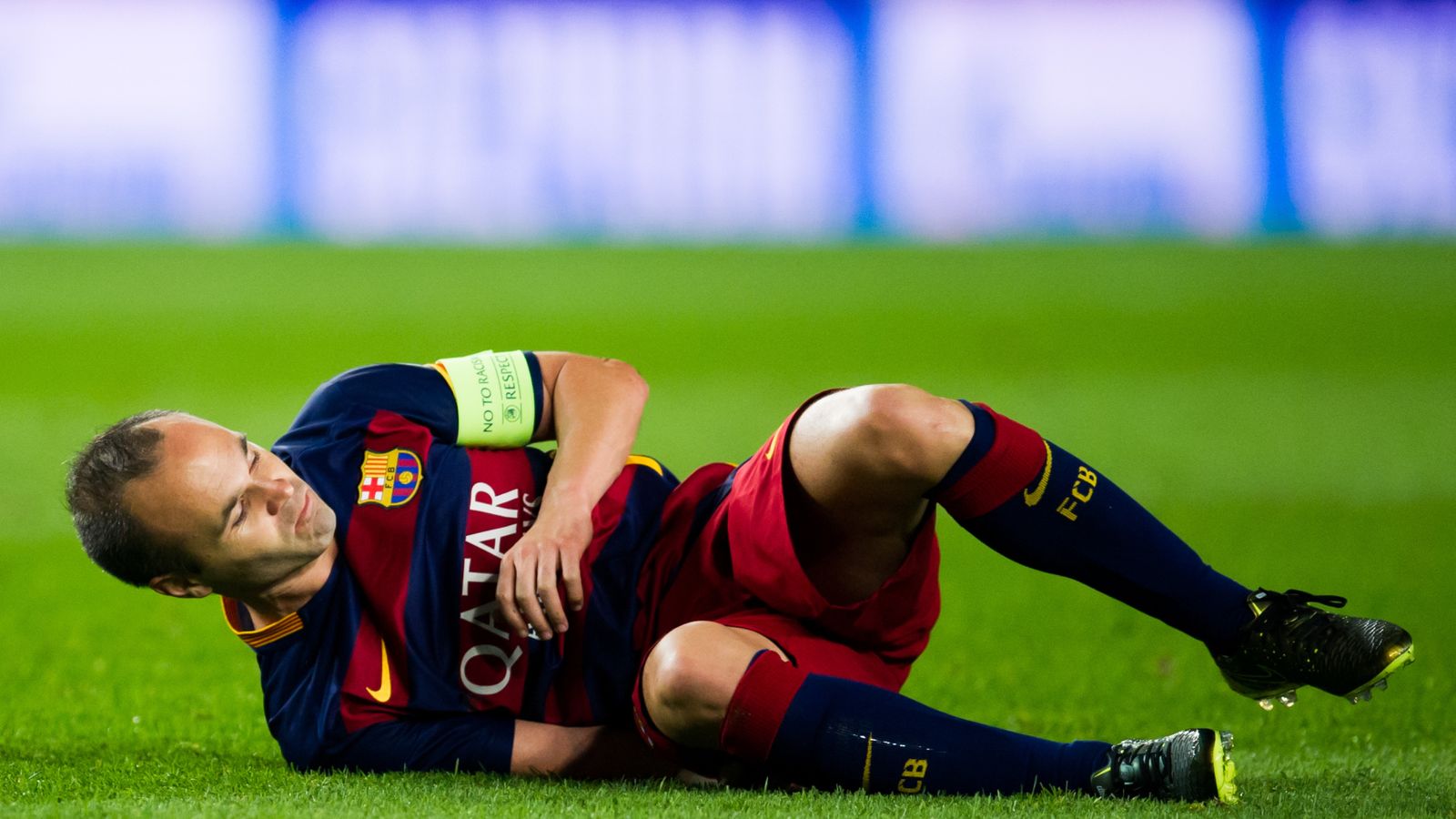 Barcelona captain Andres Iniesta out with hamstring injury | Football ...