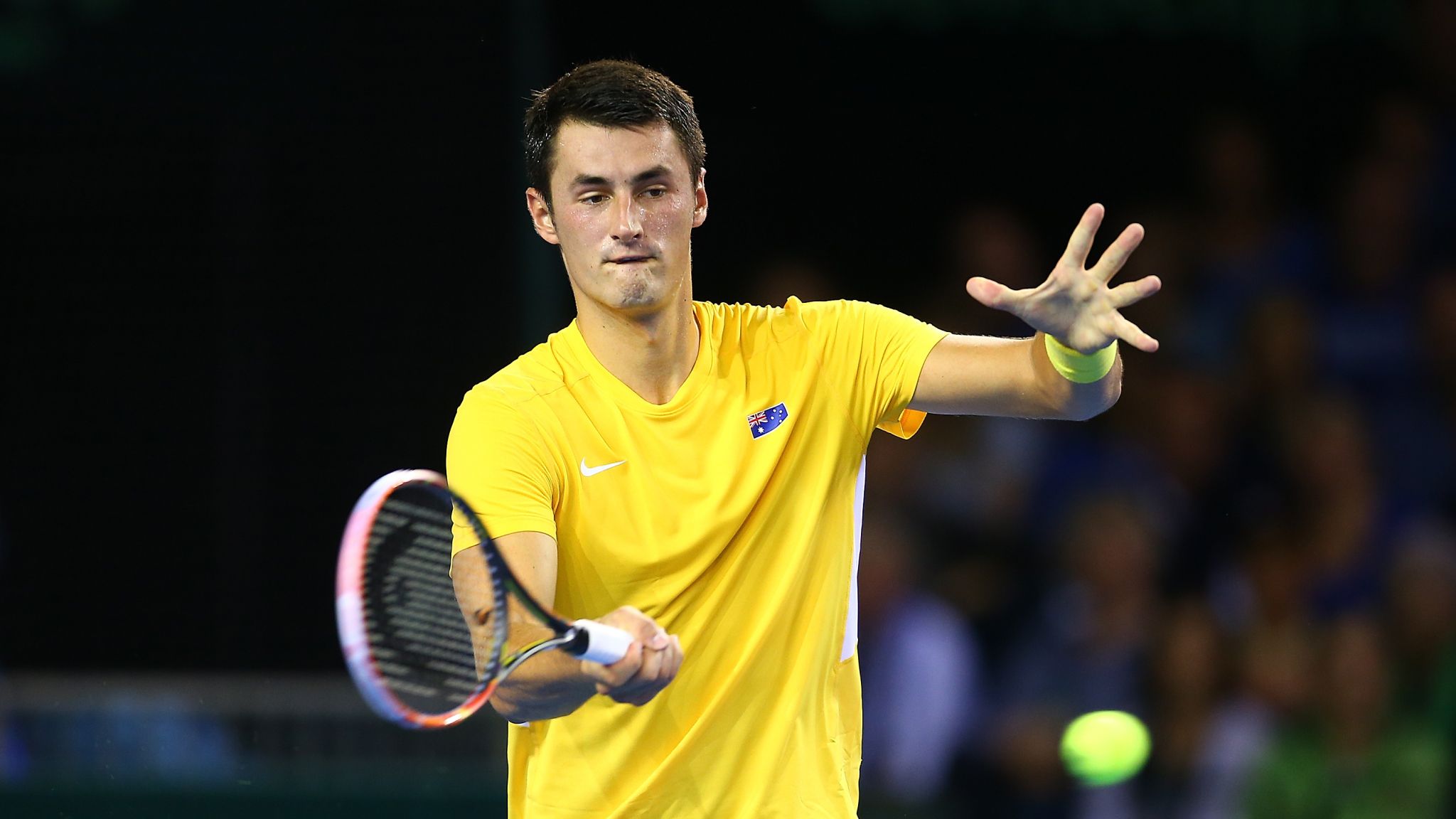 Dan Evans is beaten by Bernard Tomic as Australia level Davis Cup semi ...