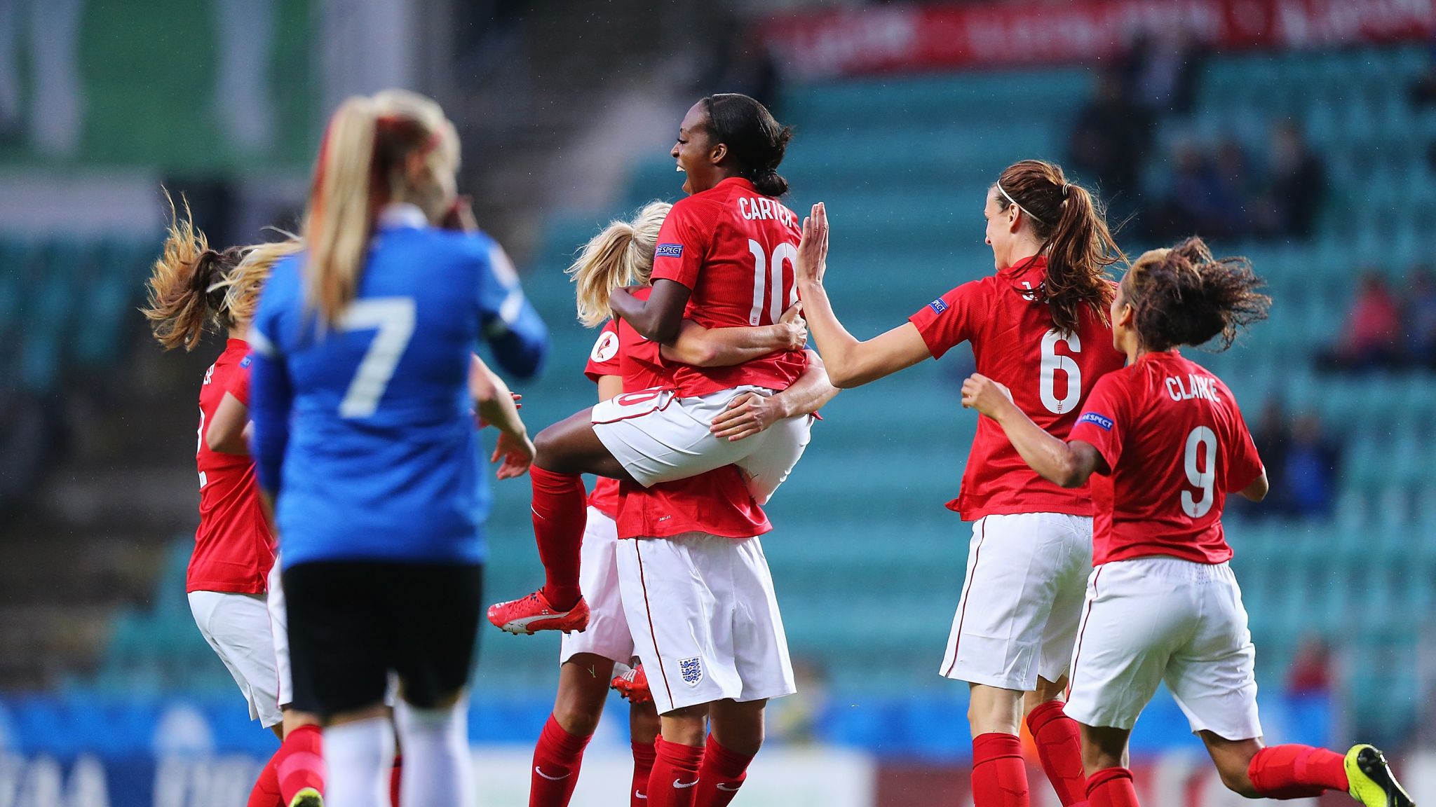 Danielle Carter delighted with England debut hat-trick | Football News ...