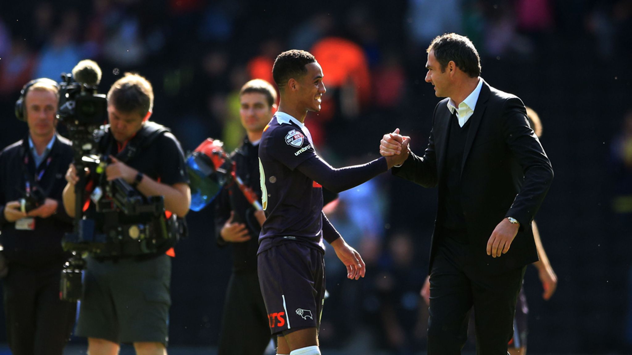 Paul Clement relieved to see Darren Bent score in Derby win | Football ...