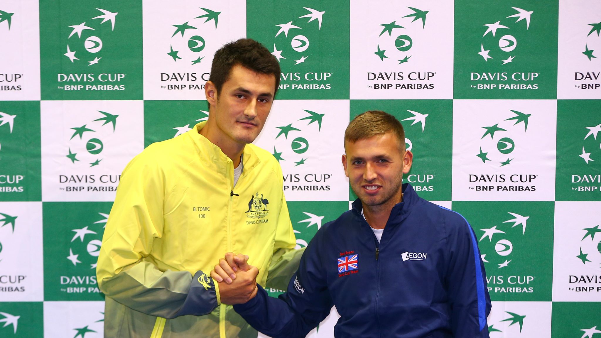 Bernard Tomic set for Davis Cup semi-final test against Dan Evans ...