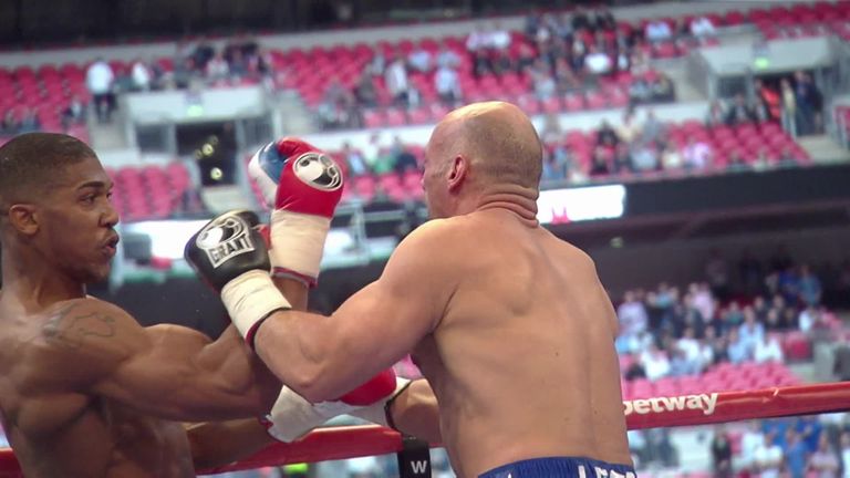 Joshua knockout - Legg | Video | Watch TV Show | Sky Sports