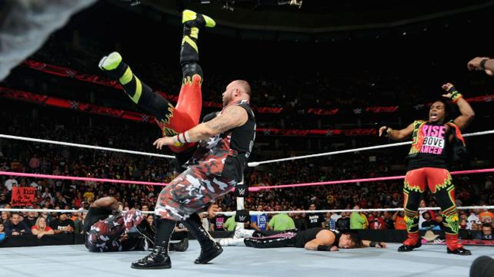 WWE Raw: The New Day attack Dudley Boyz and John Cena | Snooker News ...