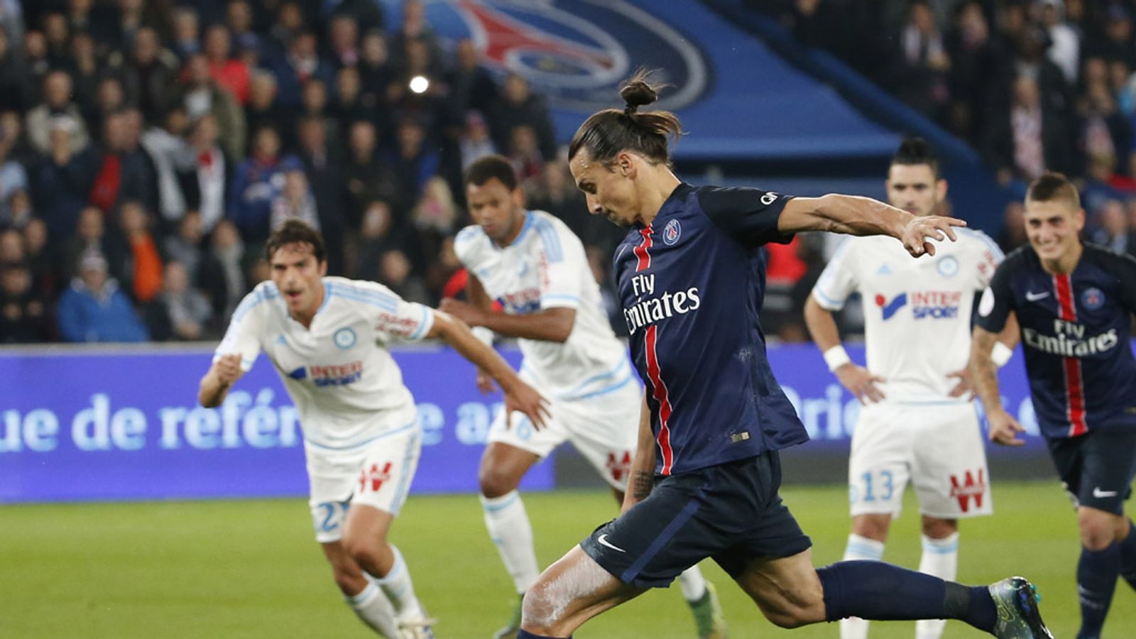 PSG 2-1 Marseille: Zlatan Ibrahimovic became PSG's record goalscorer ...