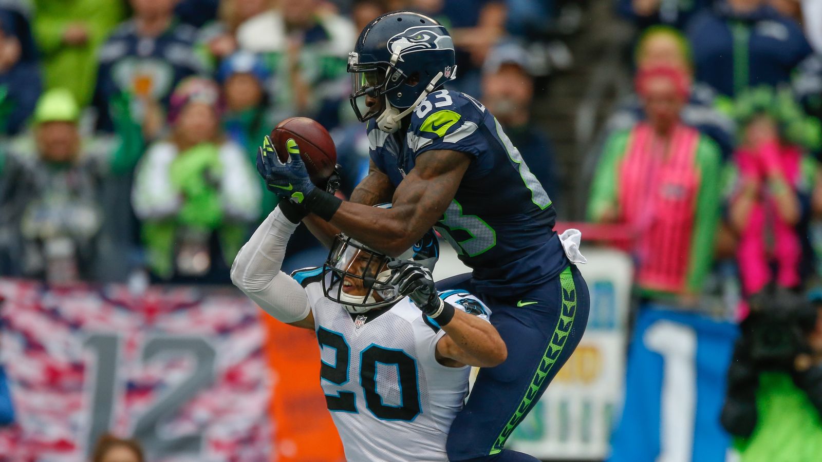 Seattle Seahawks Ricardo Lockette makes an unbelievable catch to score ...