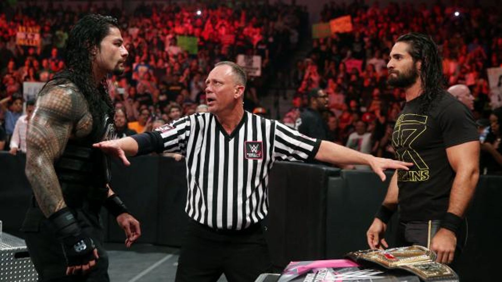 WWE Raw: Roman Reigns earns world title clash with Seth Rollins | WWE ...