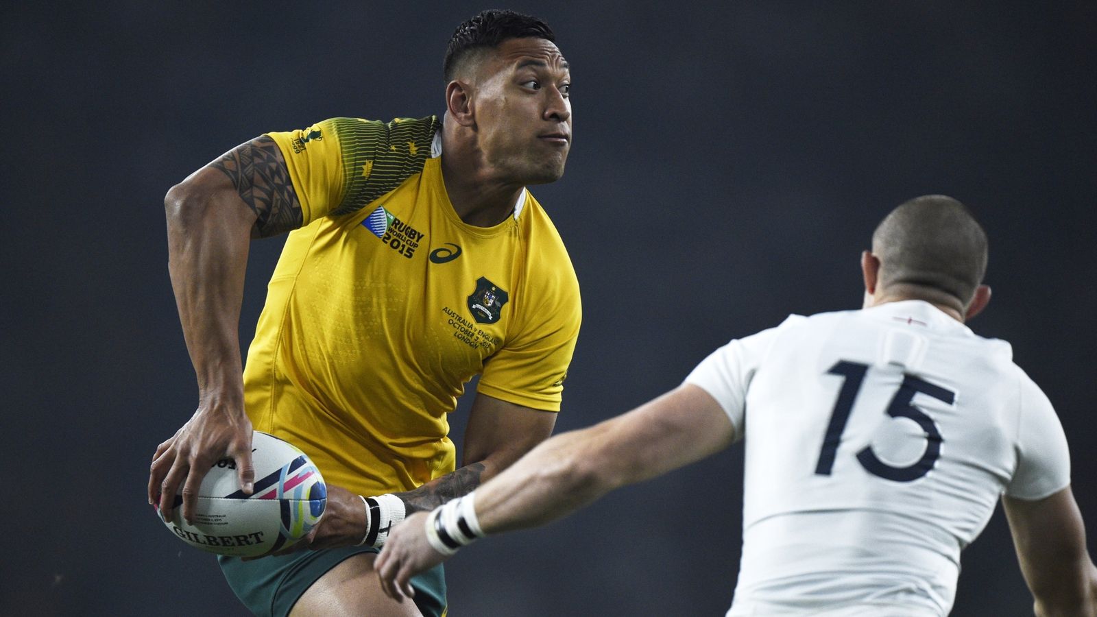 Australia's Israel Folau an injury doubt for World Cup clash with Wales ...