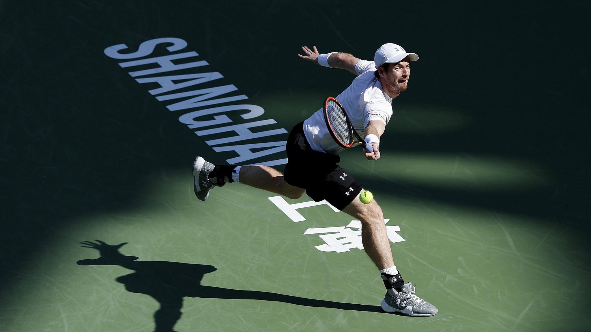 Andy Murray claims third round victory over John Isner at Shanghai Masters | Tennis News | Sky ...