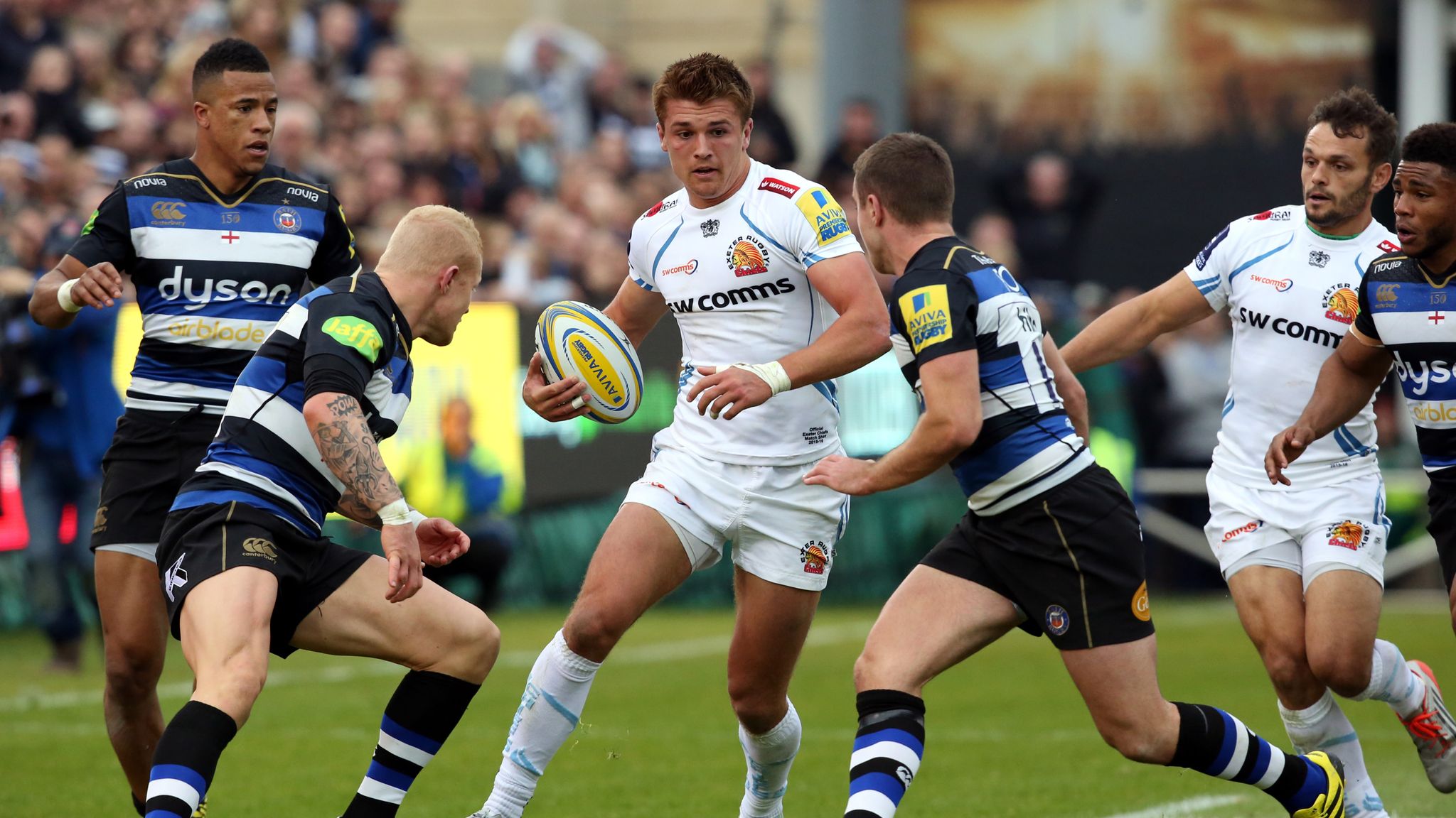 Exeter's Henry Slade in contention to make injury comeback | Rugby ...