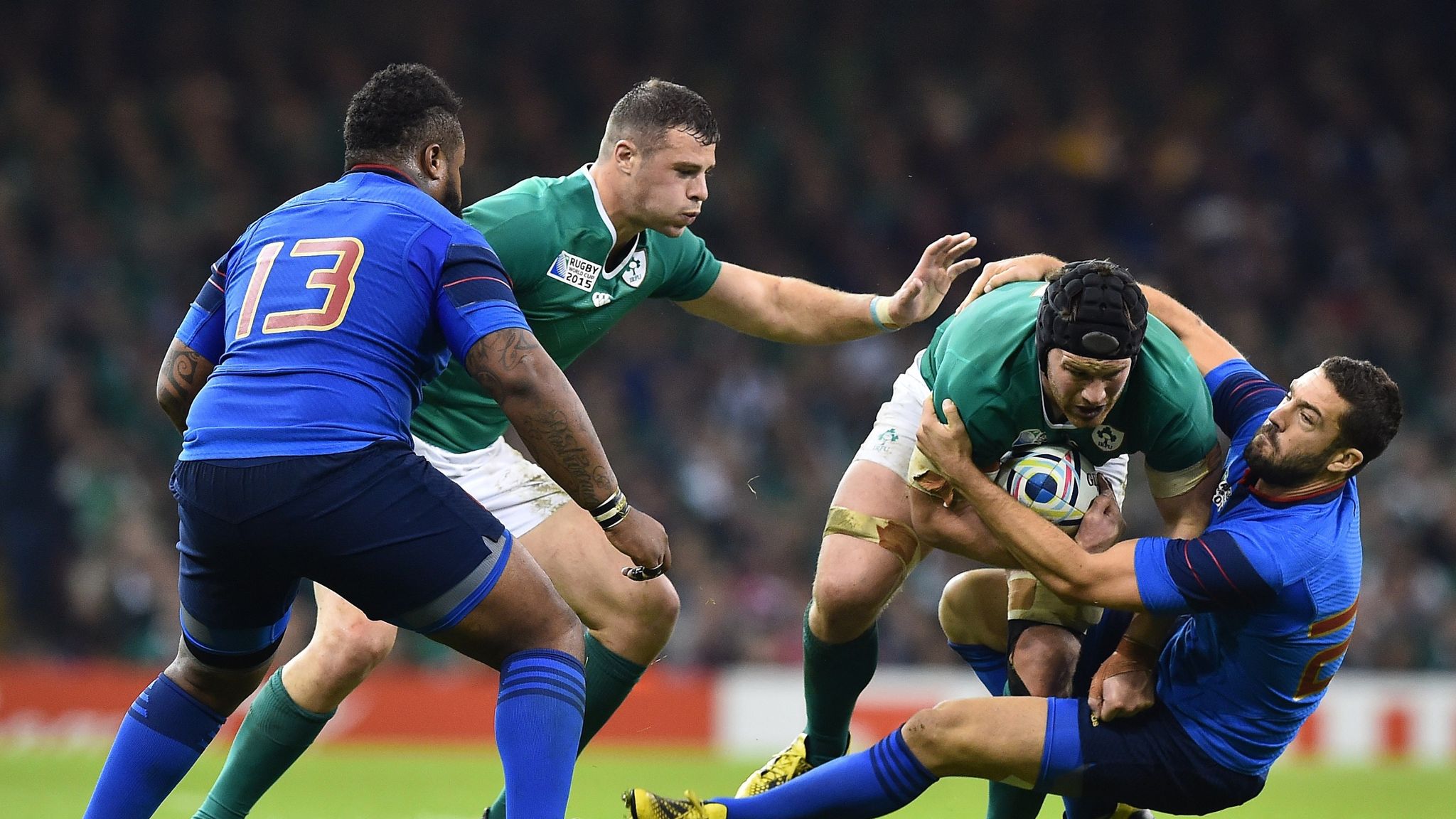 Sean O'Brien punished for striking Pascal Pape at Rugby World Cup ...