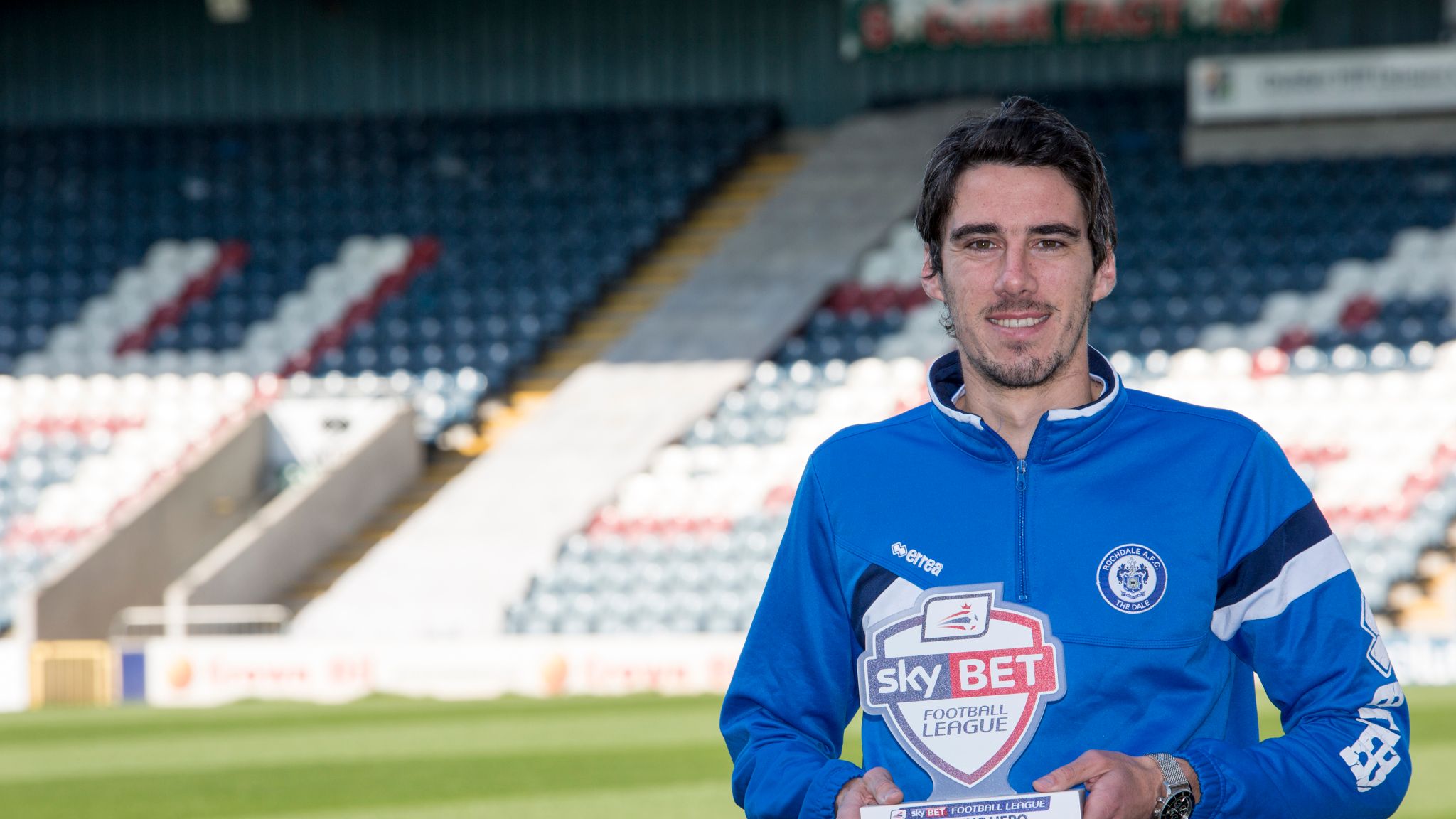 Rochdale's Peter Vincenti has become first recipient of the Sky Bet ...