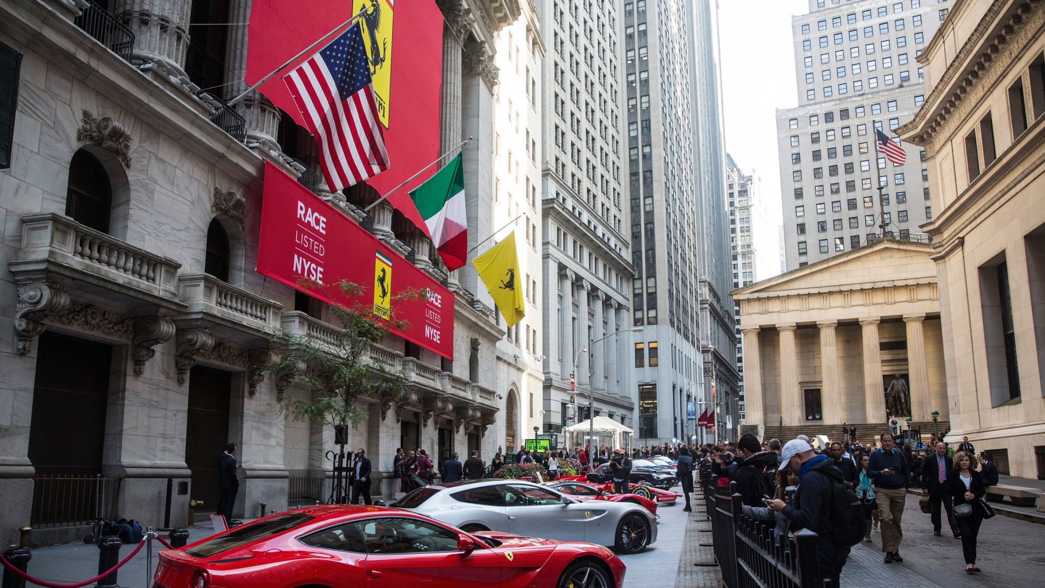 Ferrari make Wall Street debut as company listed on stock exchange | F1 ...