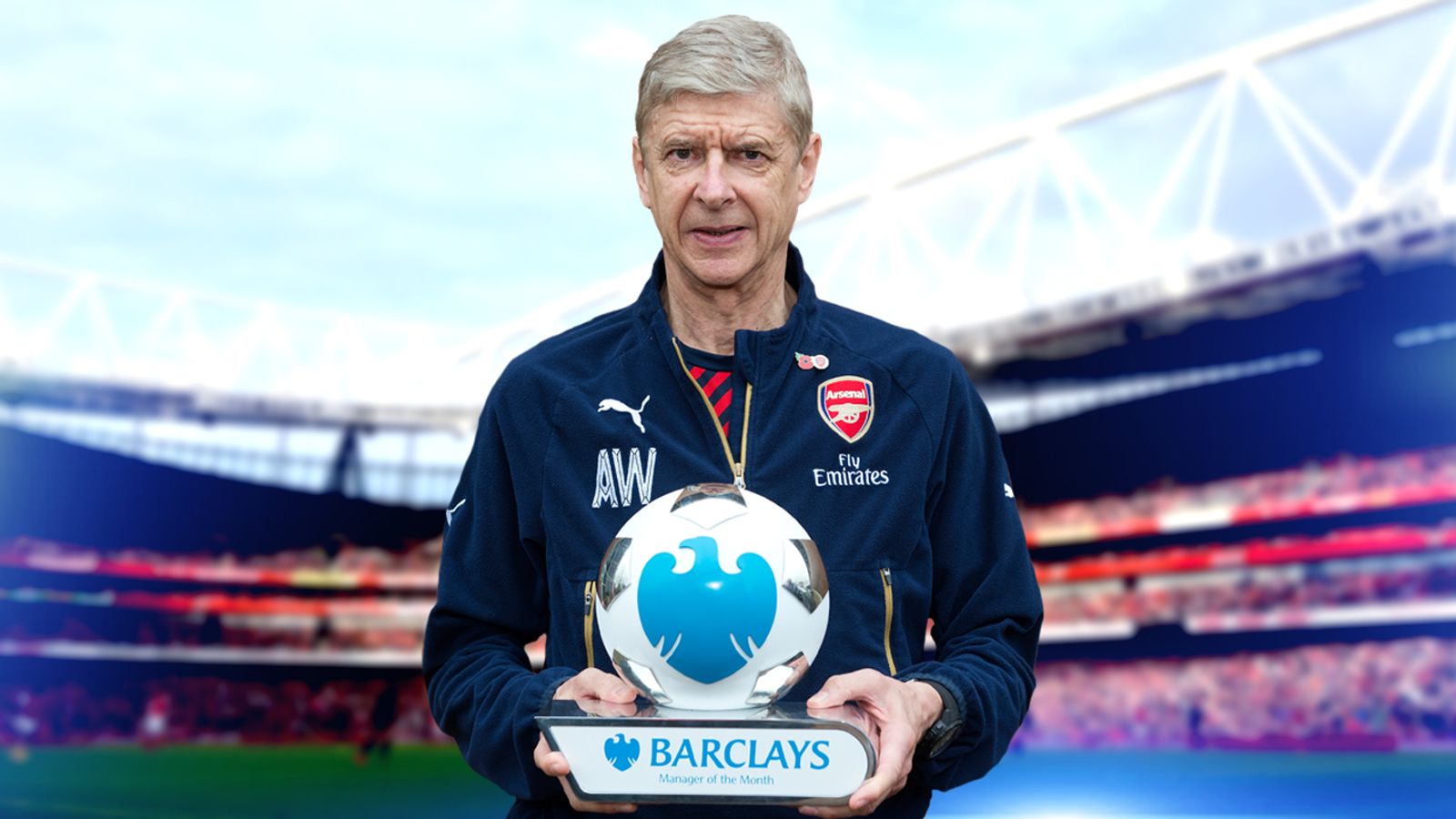 Arsenal's Arsene Wenger wins October's Manager of the Month award ...
