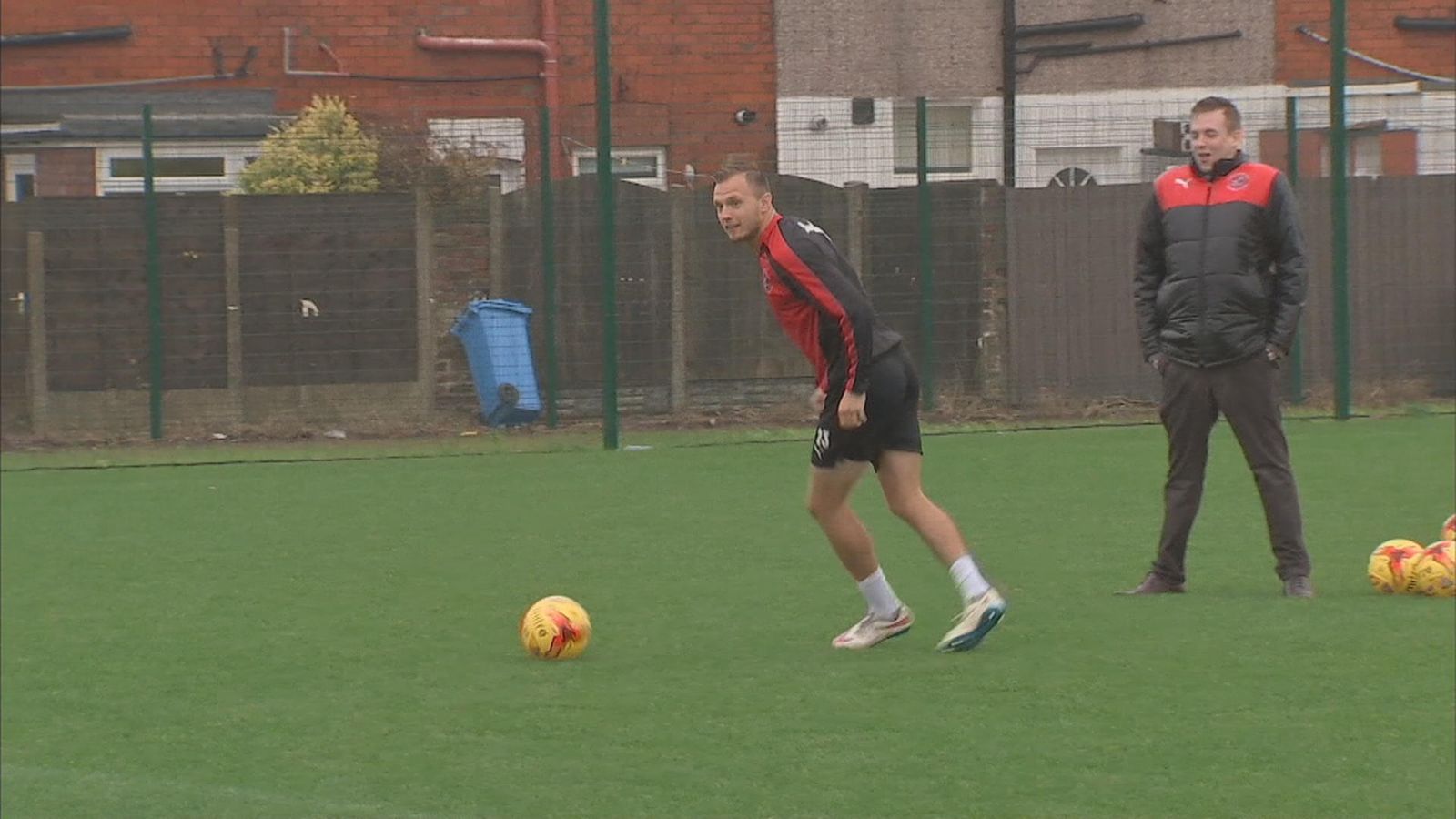 WATCH: Fleetwood Town striker David Ball tries to re-create FIFA ...