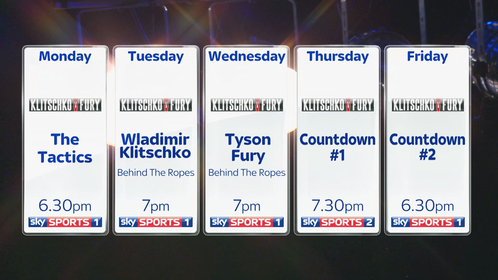 Klitschko vs Fury: the Sky Sports shows that filled fight week | Boxing ...