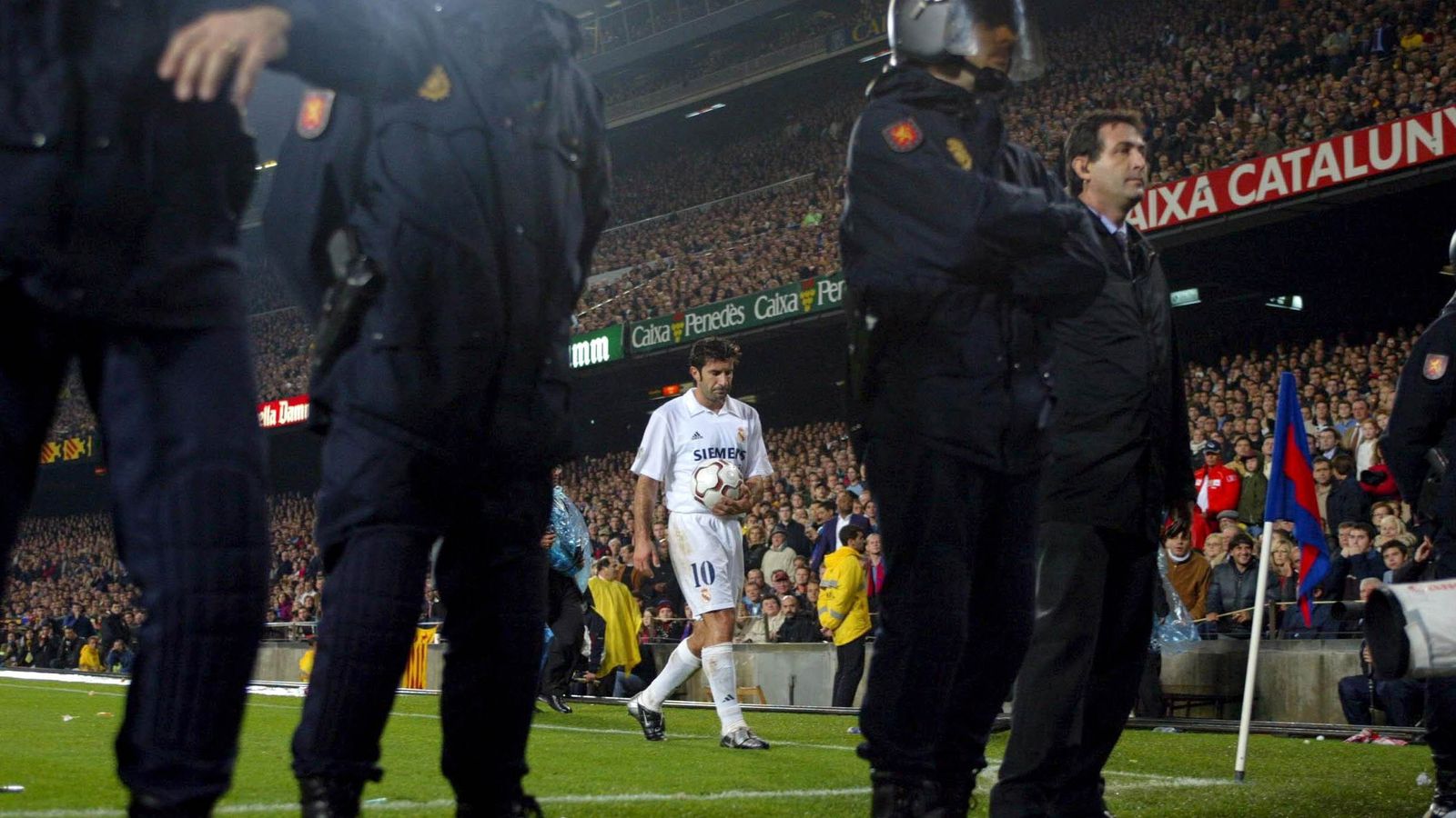 El Clasico moments: Luis Figo's return to the Nou Camp and the pig's ...
