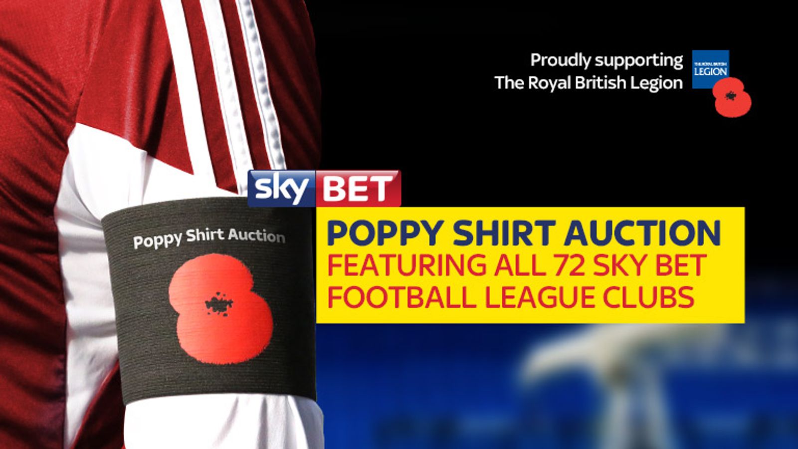 Royal British Legion's Poppy Appeal supported by Sky Bet Championship ...