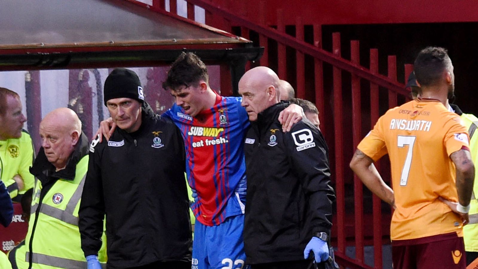 Inverness' Ryan Christie injures knee in win over Motherwell | Football ...