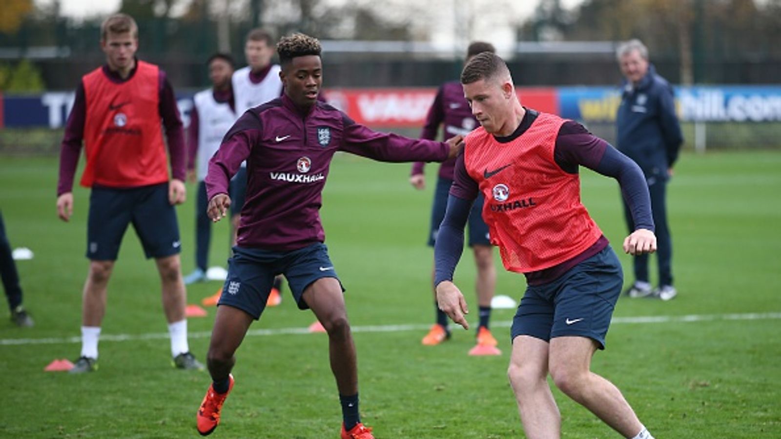 Tottenham youths Harry Winks and Shayon Harrison train with England ...