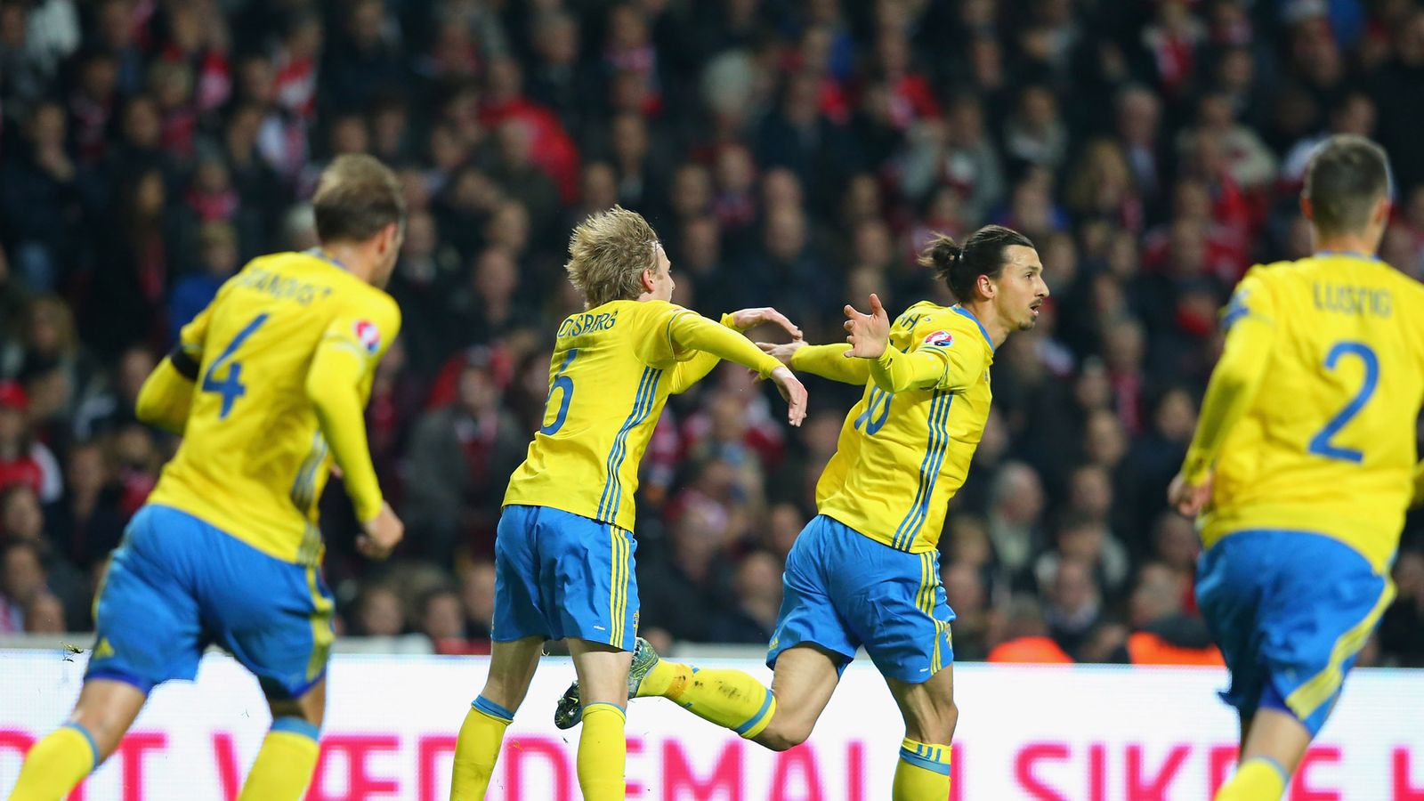 Denmark 2-2 Sweden (3-4 on agg): Zlatan Ibrahimovic seals Euro 2016 ...
