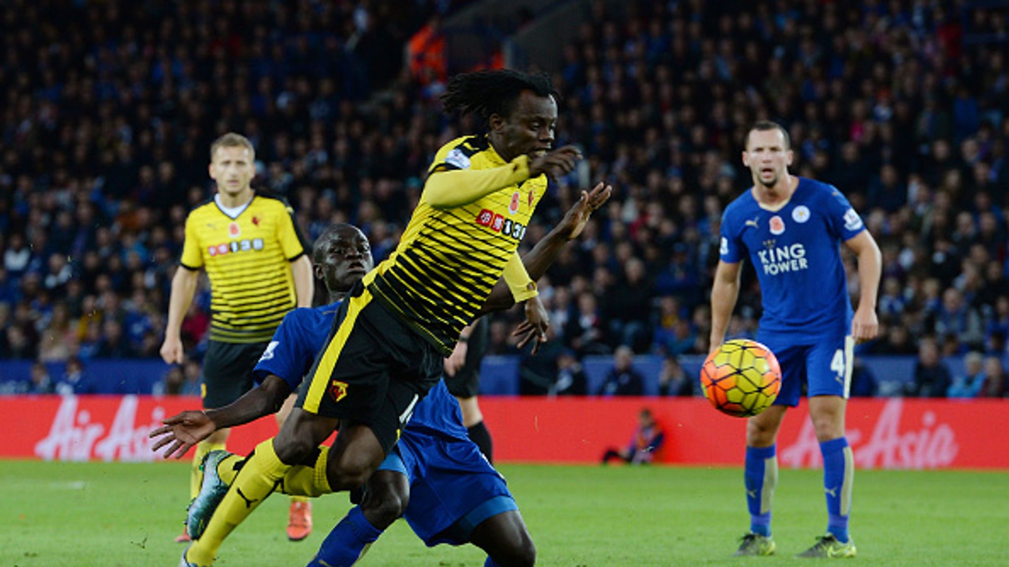 Leicester 2-1 Watford: Jamie Vardy makes it nine in a row as Foxes go ...