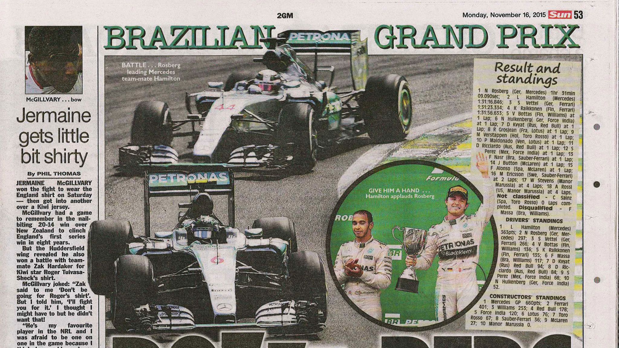 Brazilian GP Papers: Mercedes' strategy centre of the debate | F1 News ...