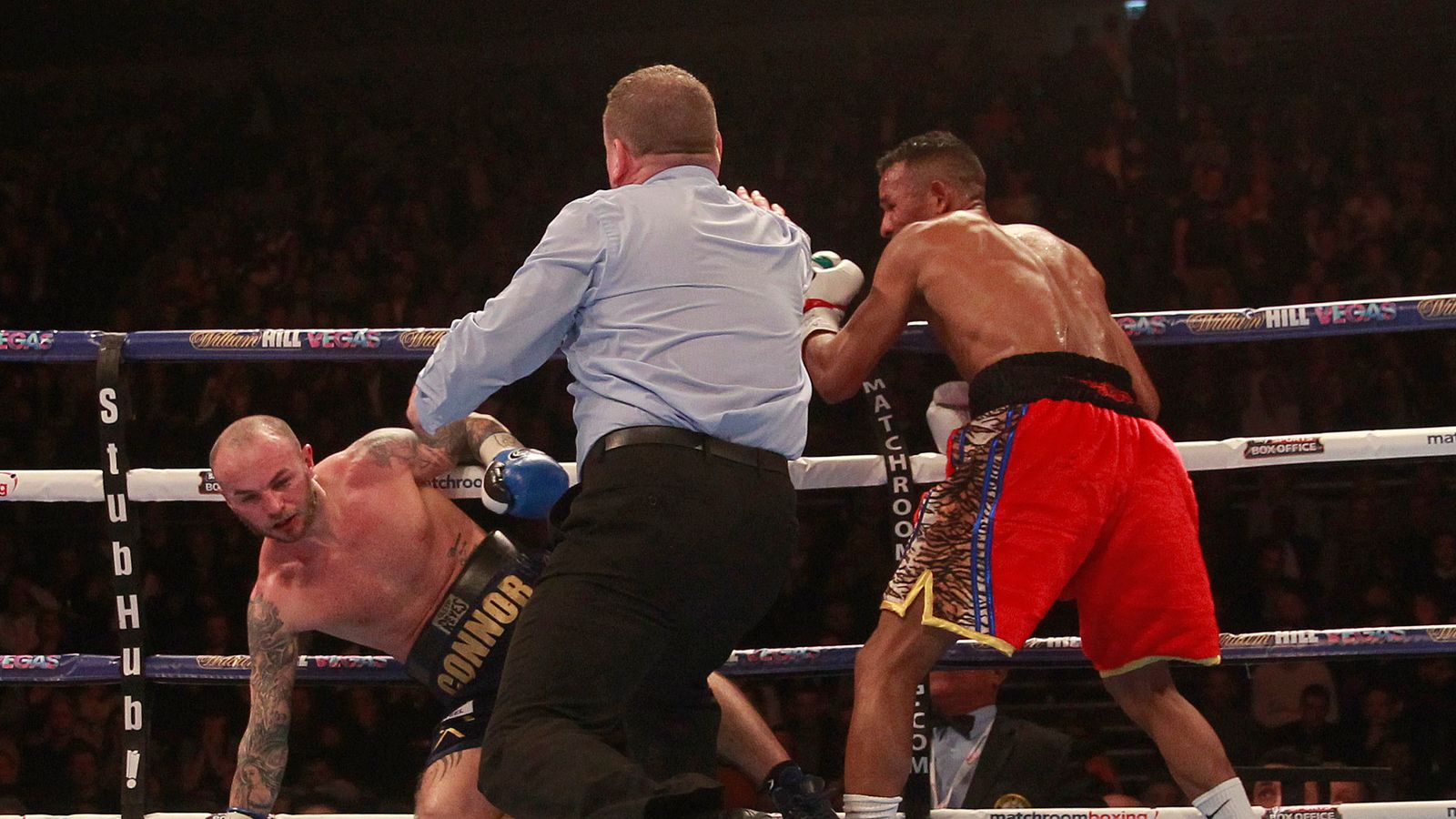 Joshua vs Whyte: Kevin Mitchell suffers stoppage defeat against Ismael ...