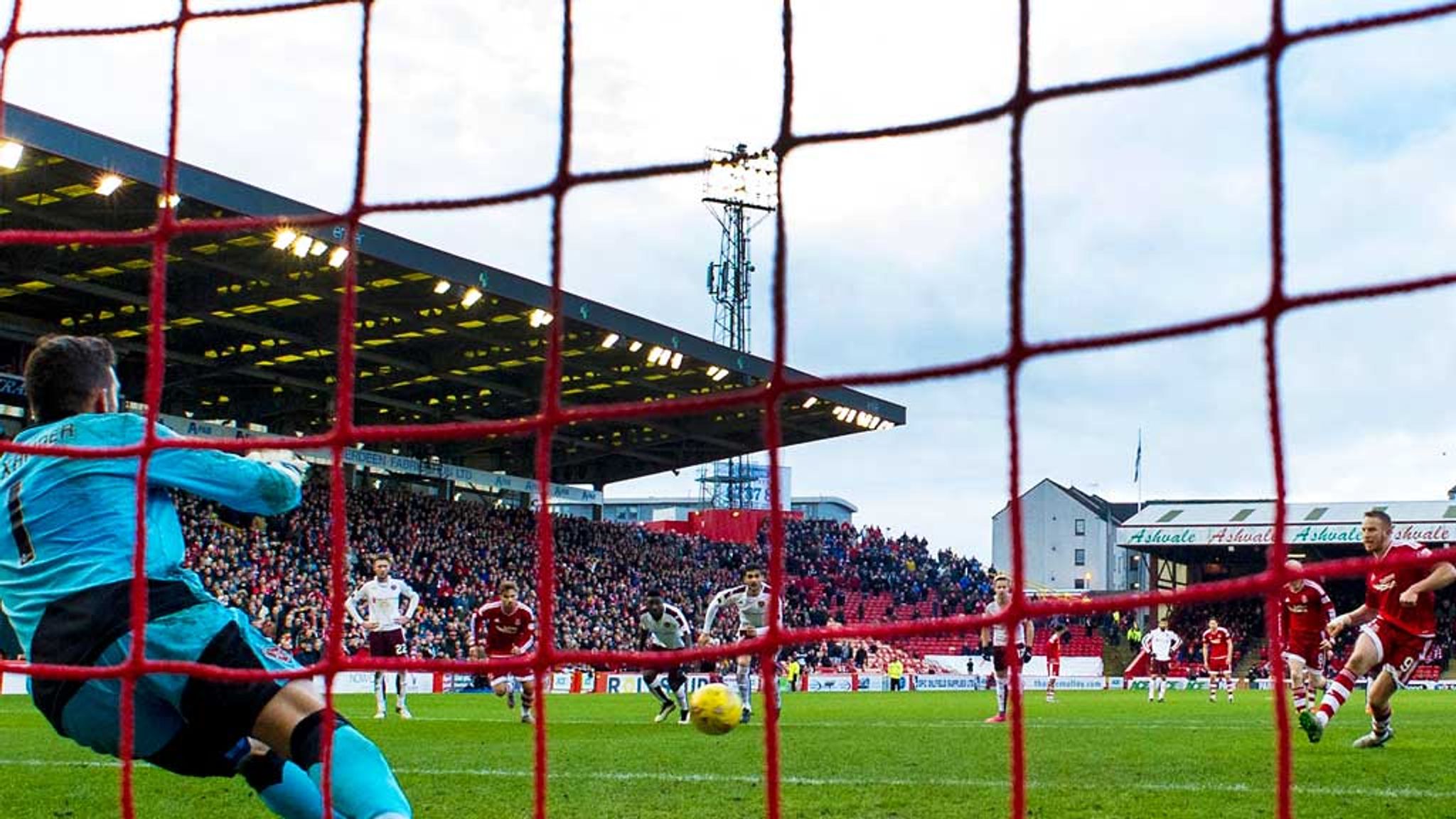 Aberdeen 1 - 0 Hearts - Match Report & Highlights