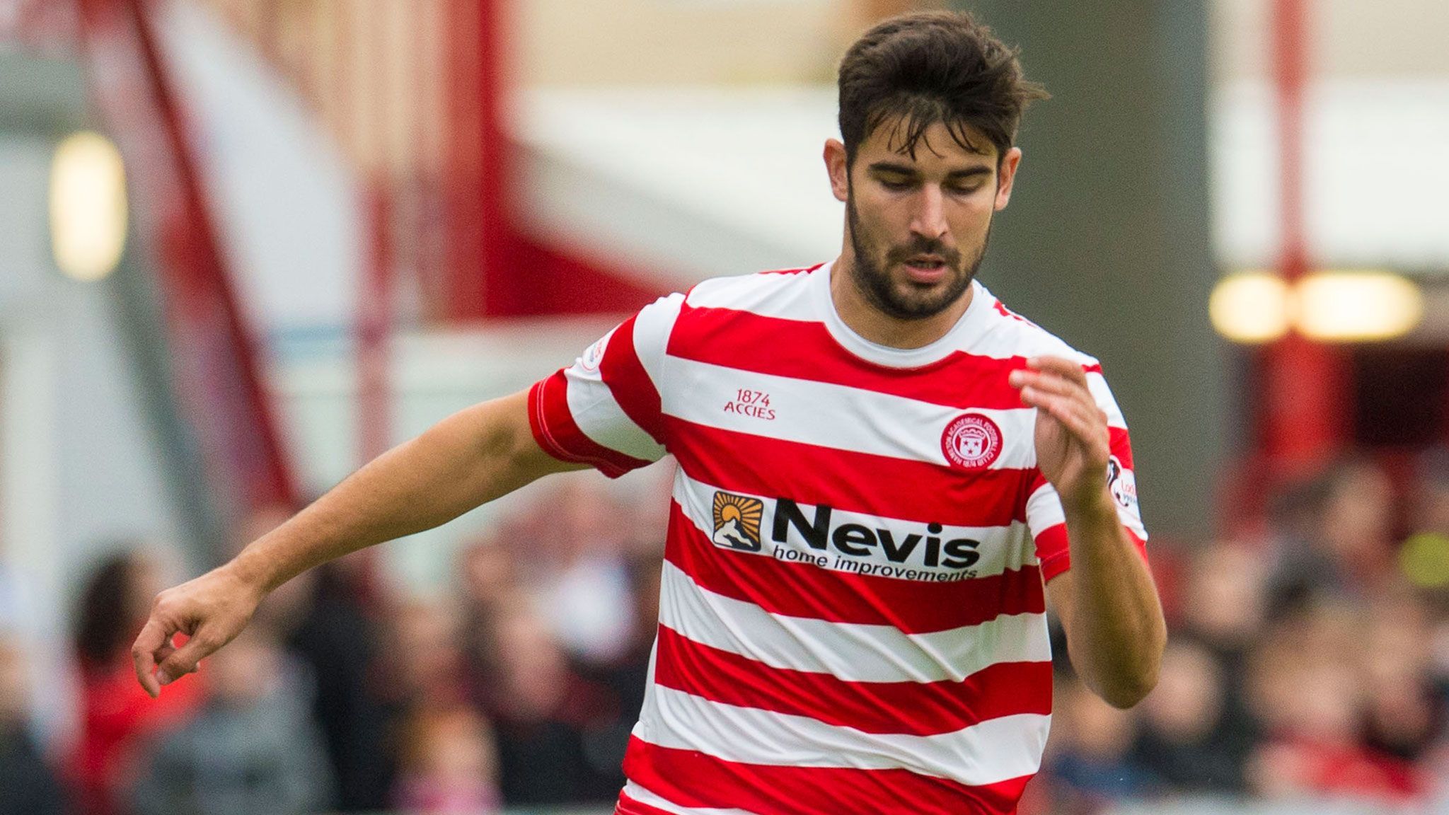 Hamilton player-manager Martin Canning happy to watch the action ...